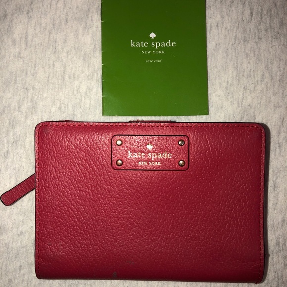 kate spade | Bags | Red Kate Spade Wallet | Poshmark